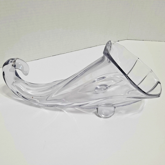 Duncan Miller | Art | Large Vintage Light Lavendar Art Glass Cornacopia ...